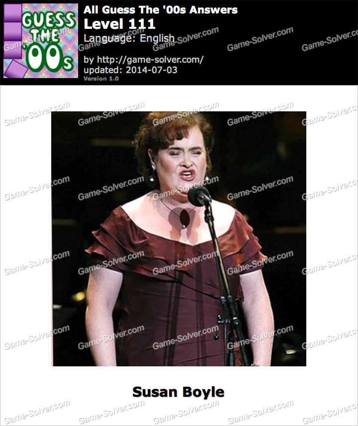 All Guess The 00s Level 111 • Game Solver