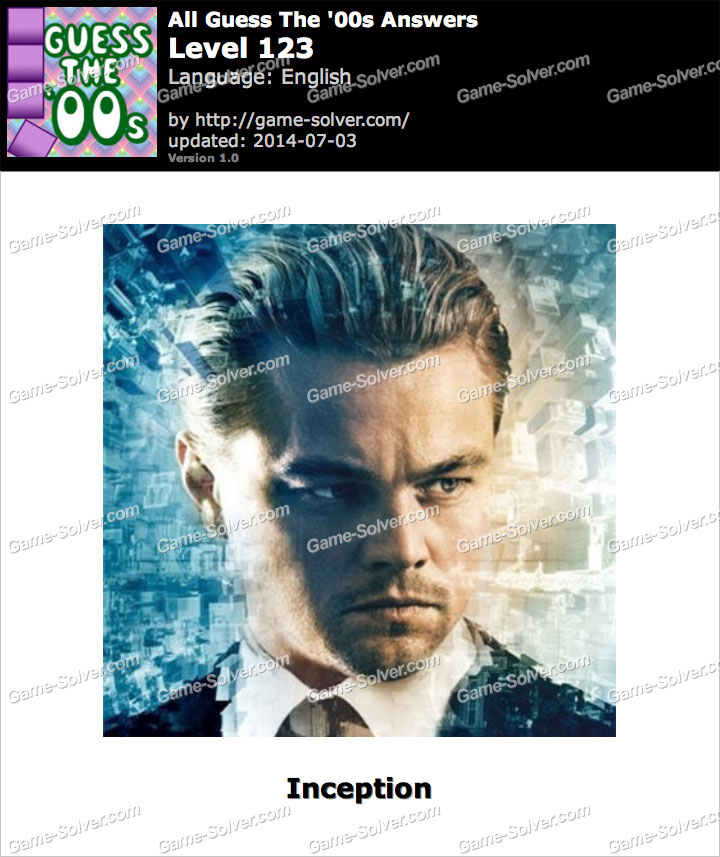 All Guess The 00s Level 123 • Game Solver