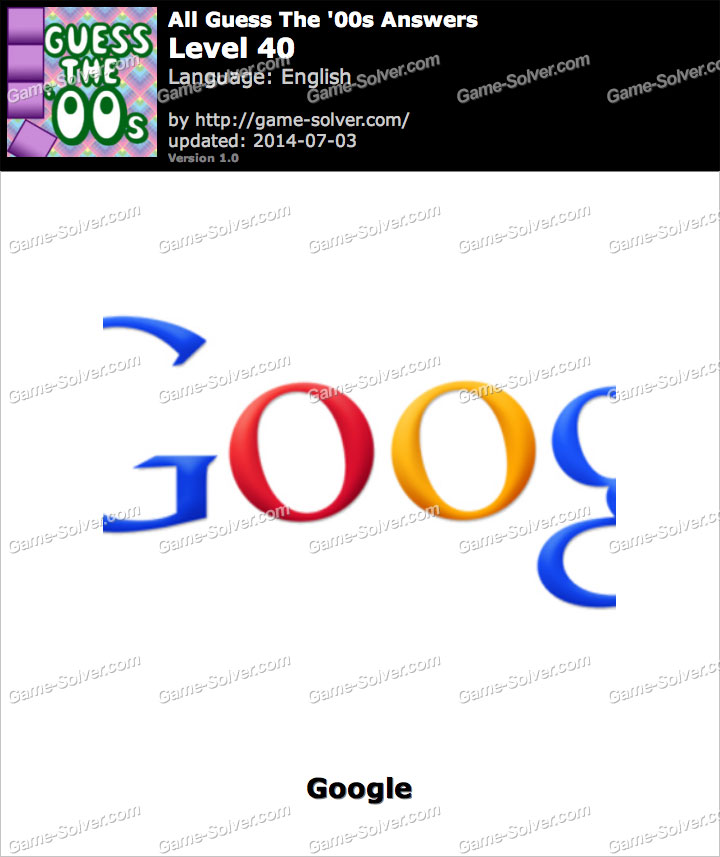 All Guess The 00s Level 40 • Game Solver