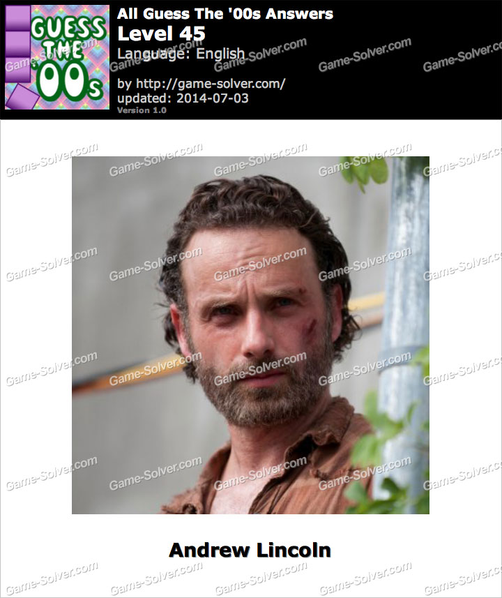 All Guess The 00s Level 45 • Game Solver