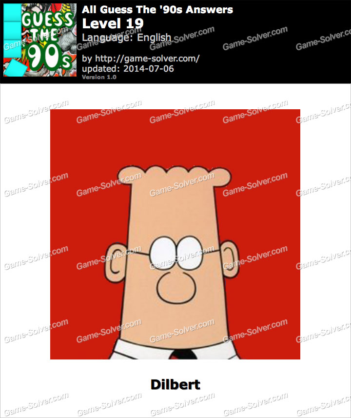 All Guess The 90s Level 19 • Game Solver