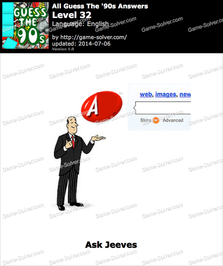 All Guess The 90s Level 32 • Game Solver