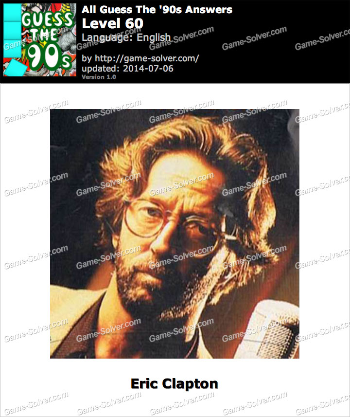 All Guess The 90s Level 60 • Game Solver