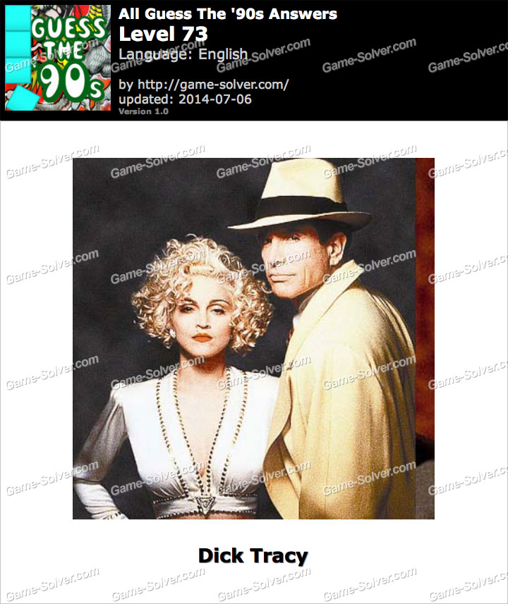 All Guess The 90s Level 73 • Game Solver