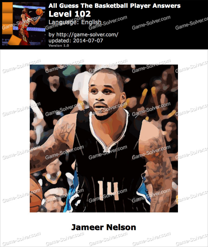All Guess The Basketball Player Level 102 • Game Solver