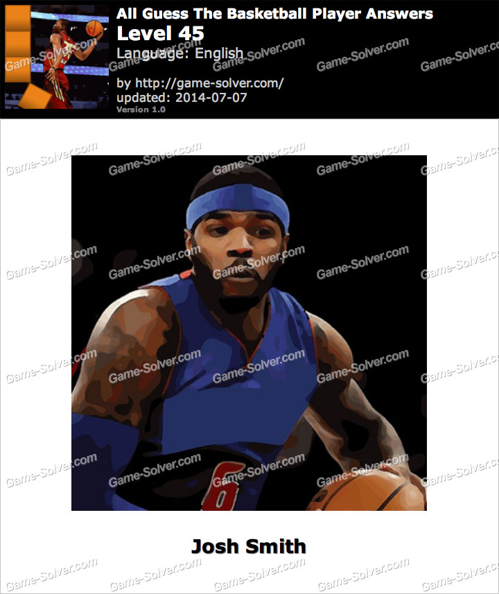 All Guess The Basketball Player Level 45 • Game Solver