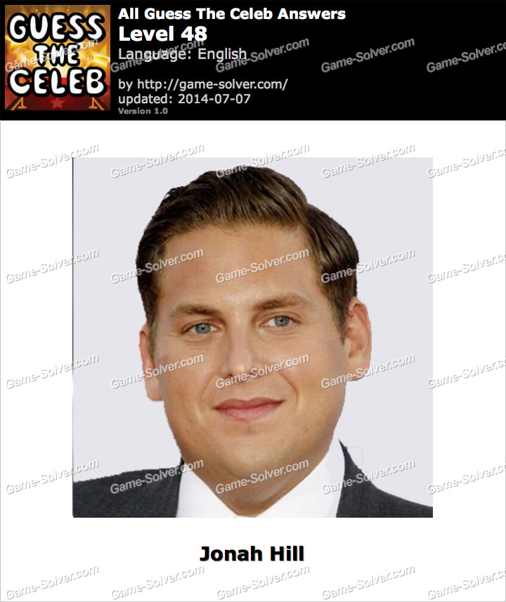 All Guess The Celeb Level 48 • Game Solver