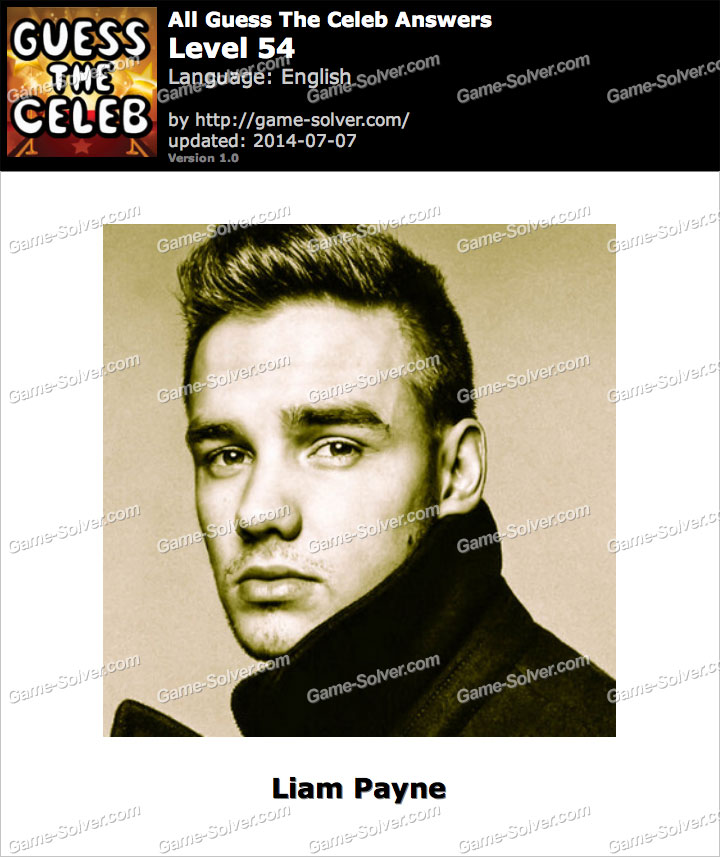 All Guess The Celeb Level 54 • Game Solver