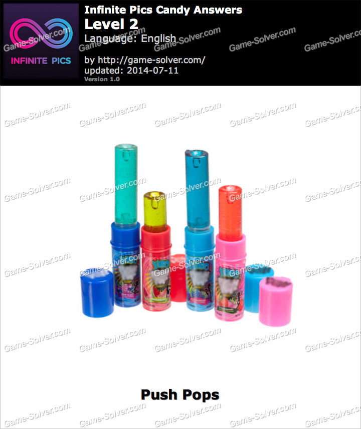 Infinite Pics Candy Level 2 • Game Solver