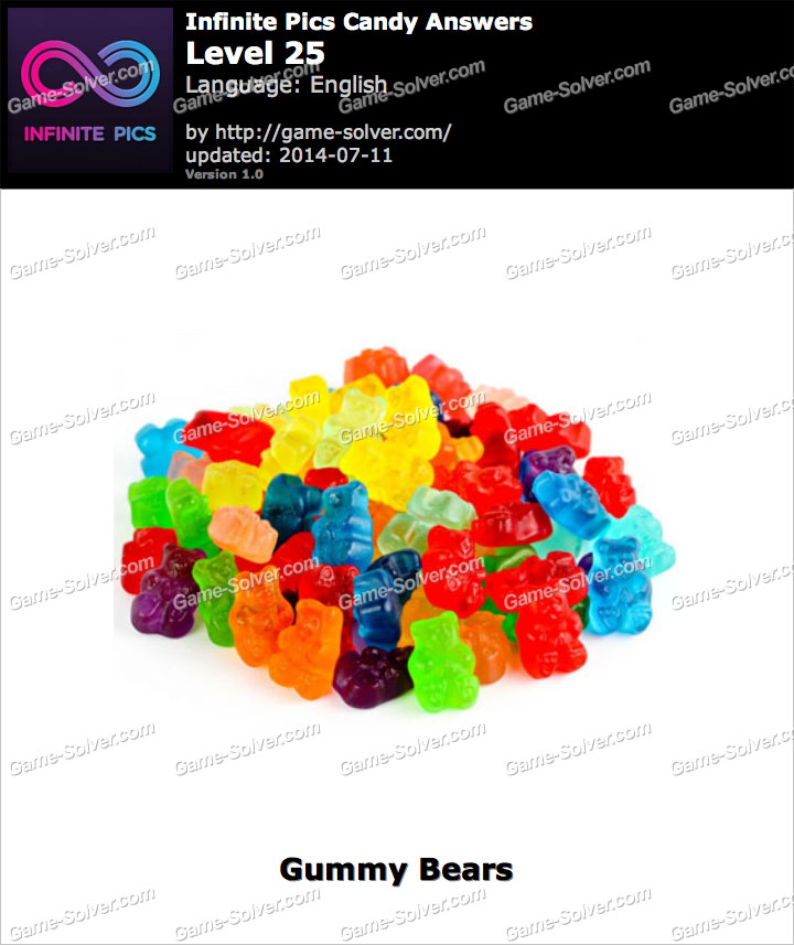 Infinite Pics Candy Level 25 • Game Solver