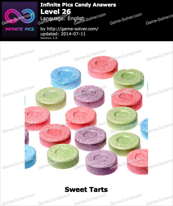 Infinite Pics Candy Level 26 • Game Solver
