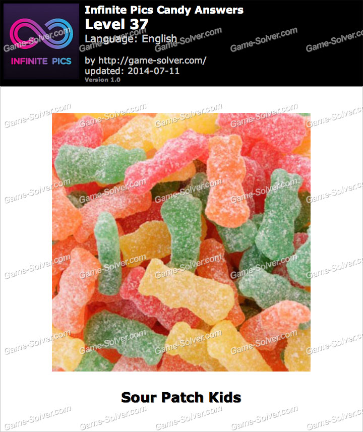 Infinite Pics Candy Level 37 • Game Solver