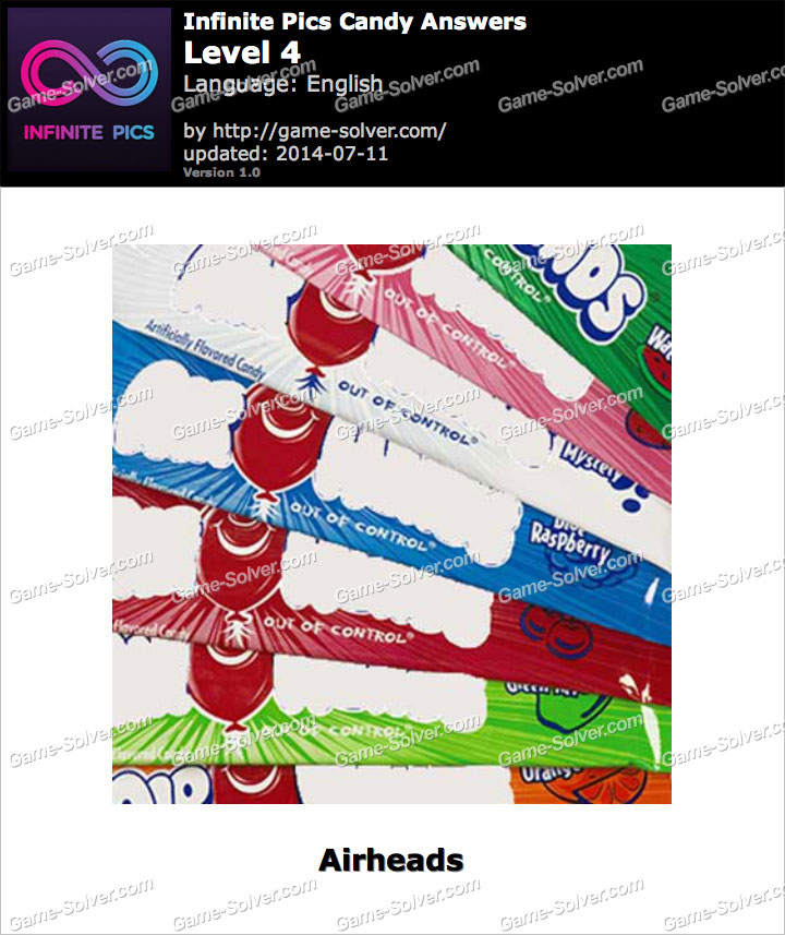 Infinite Pics Candy Level 4 • Game Solver