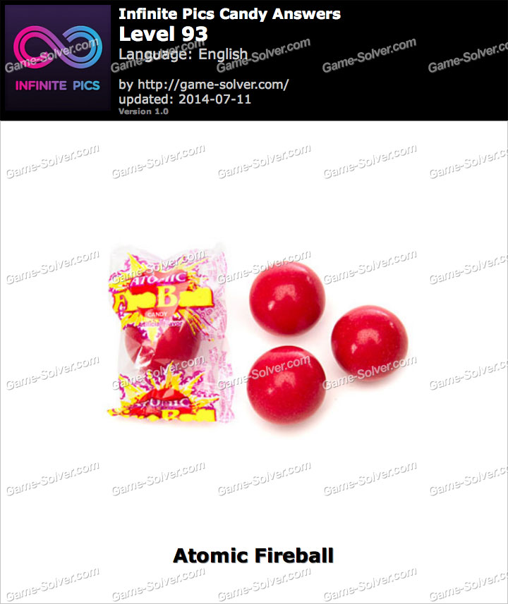 Infinite Pics Candy Level 93 • Game Solver
