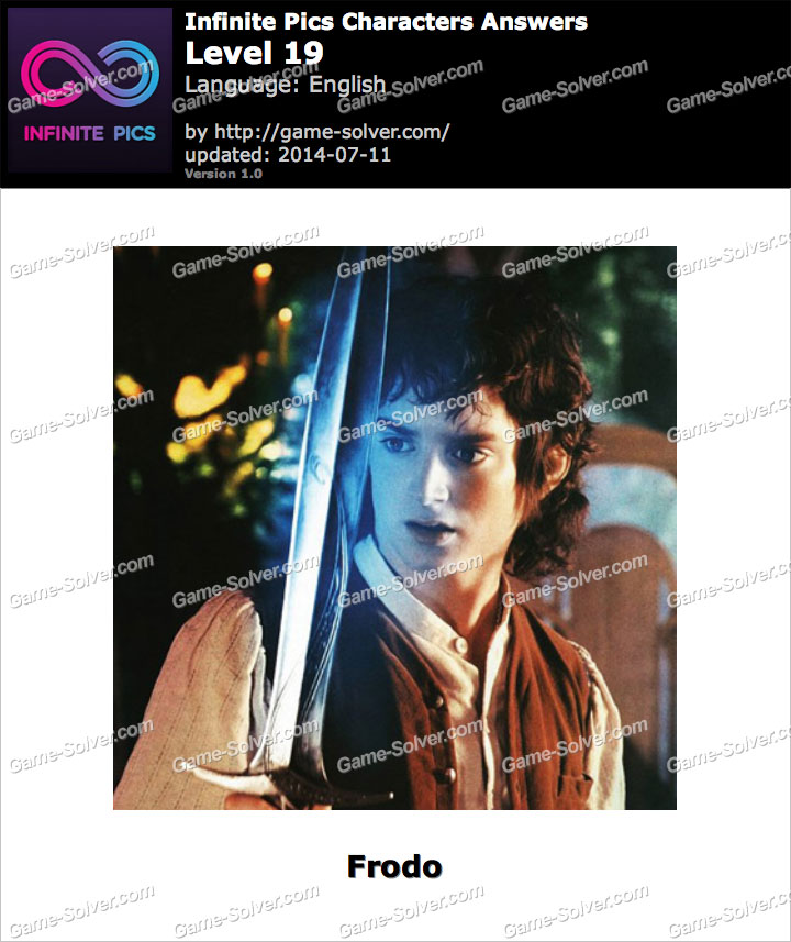 Infinite Pics Characters Level 19 • Game Solver