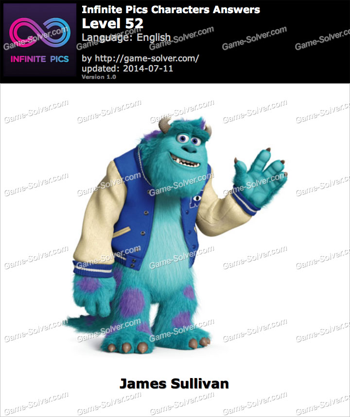 Infinite Pics Characters Level 52 • Game Solver