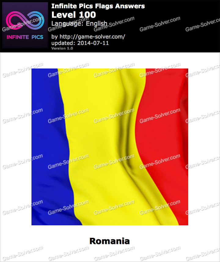 Infinite Pics Flags Level 100 • Game Solver