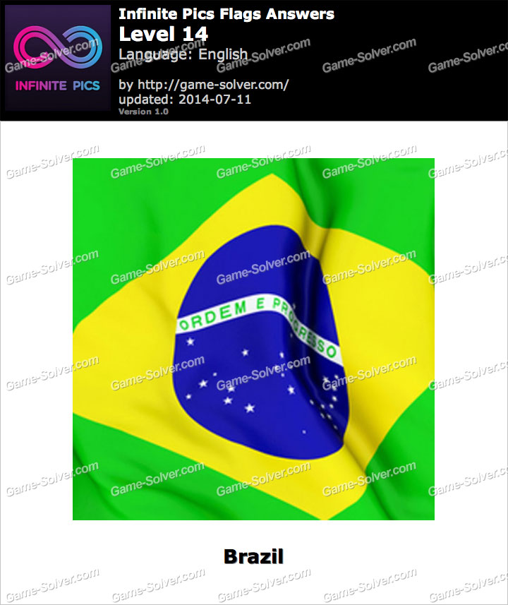 Infinite Pics Flags Level 14 • Game Solver