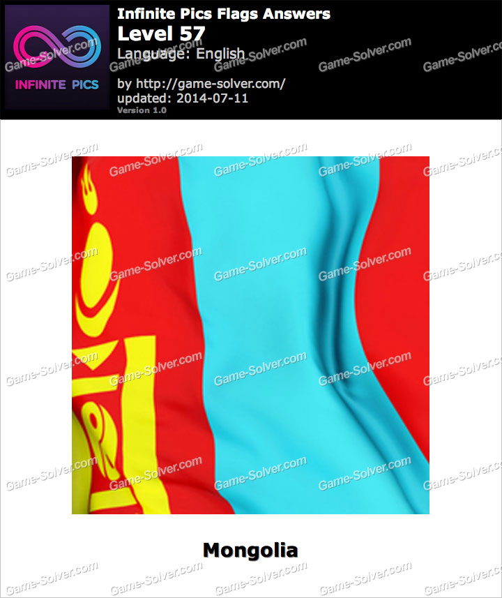 Infinite Pics Flags Level 57 • Game Solver