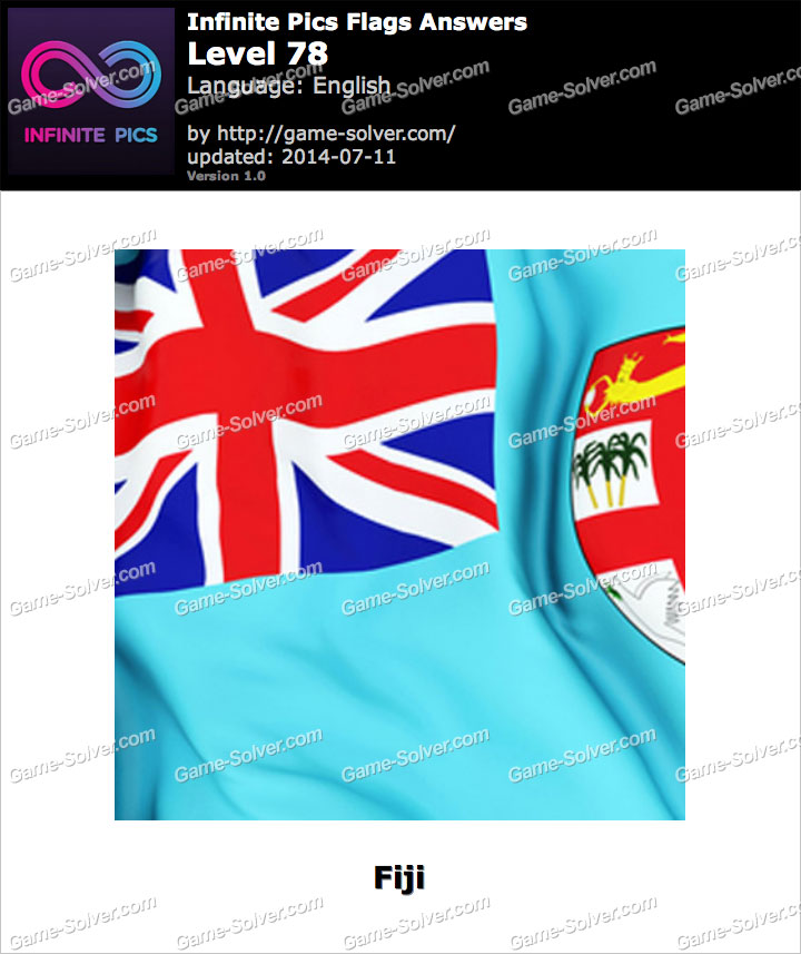 Infinite Pics Flags Level 78 • Game Solver