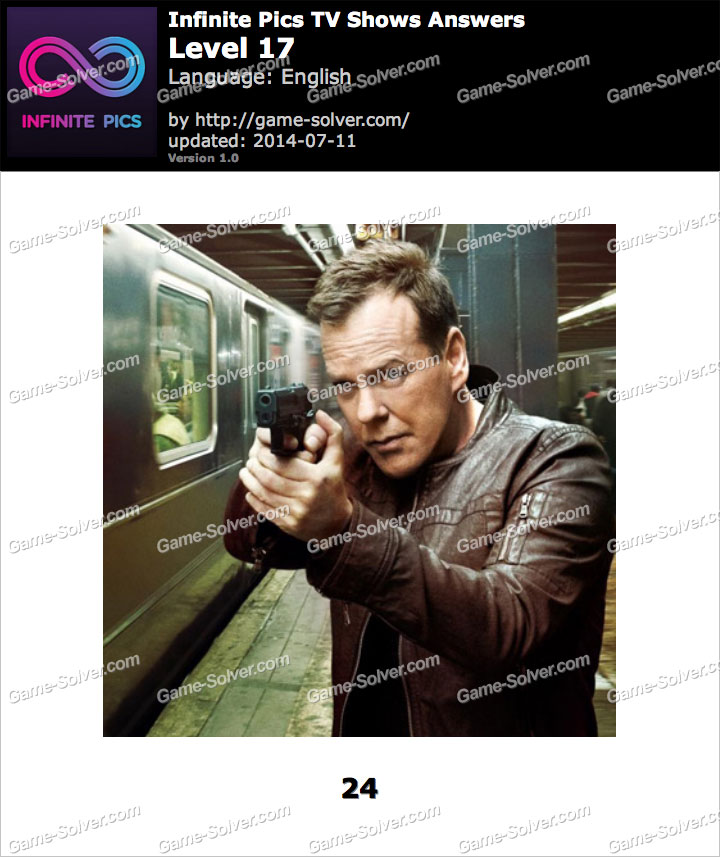 Infinite Pics TV Shows Level 17 • Game Solver