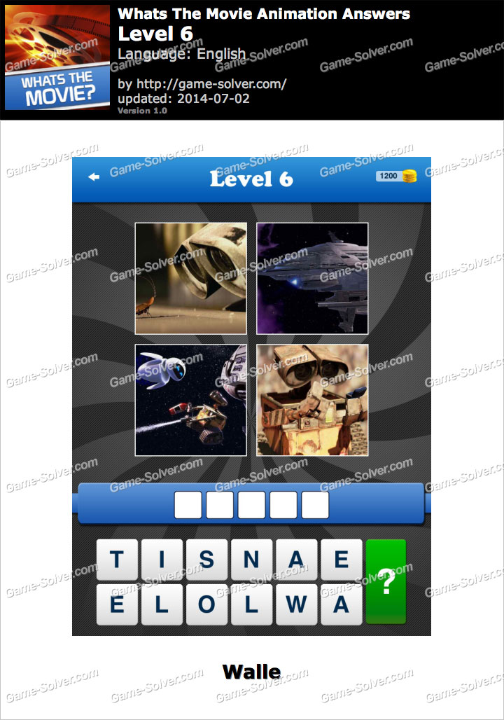 Whats The Movie Animation Level 6 • Game Solver