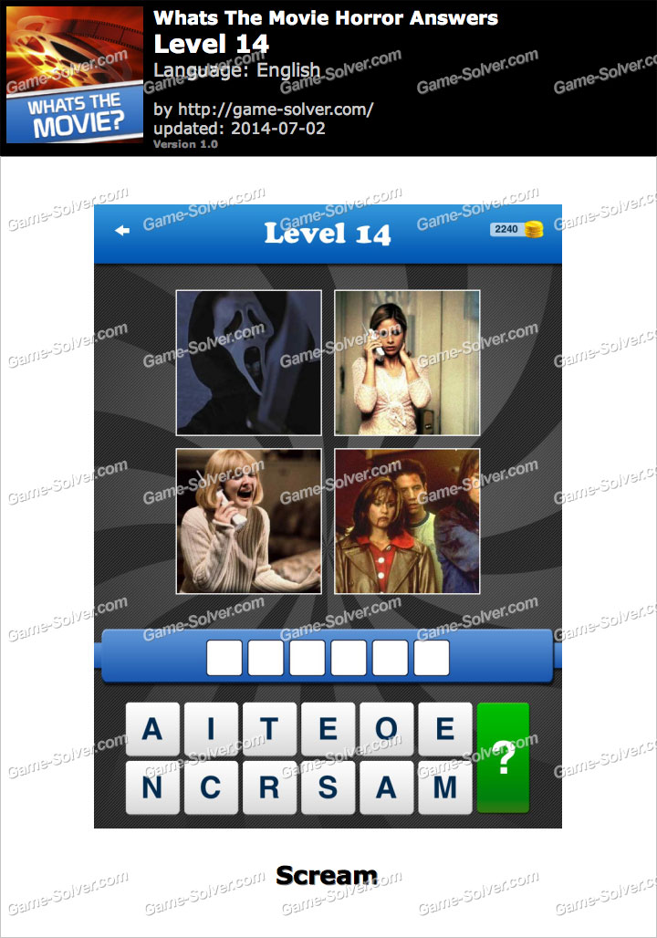 Whats The Movie Horror Level 14 • Game Solver
