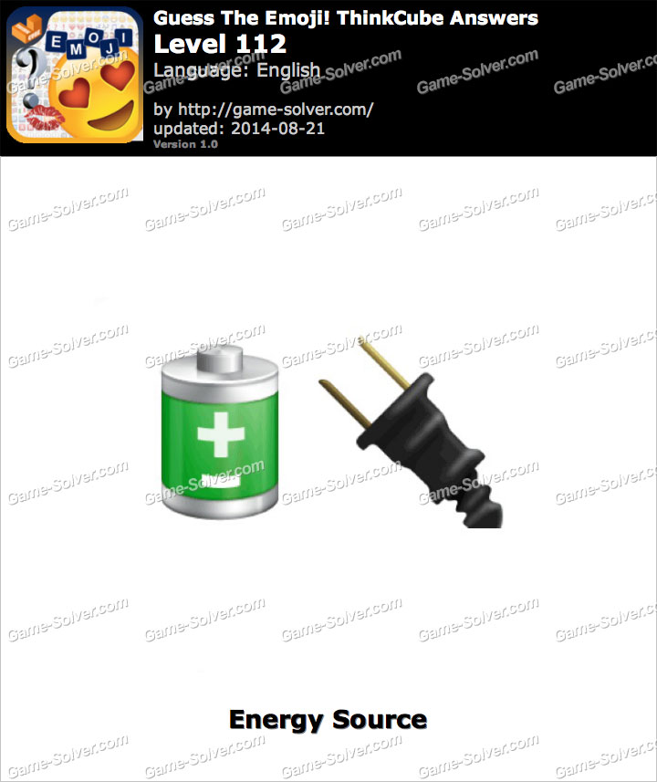 Guess The Emoji Thinkcube Level 112 Game Solver