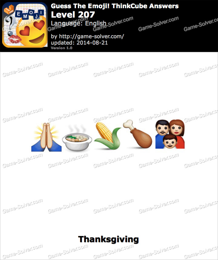 Guess The Emoji Thinkcube Level 207 Game Solver