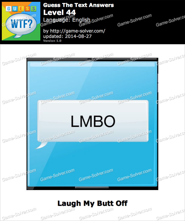 What does LMBO mean ? • Game Solver