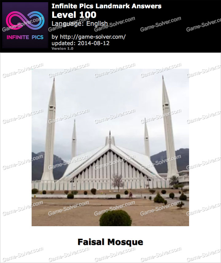 Infinite Pics Landmark Level 100 • Game Solver