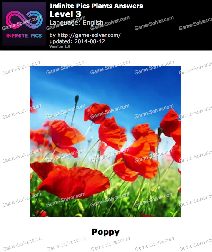 Infinite Pics Plants Level 3 • Game Solver