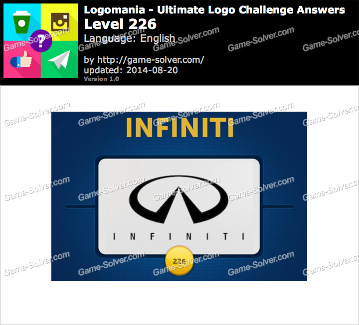 Logomania Ultimate Logo Challenge Level 226 • Game Solver