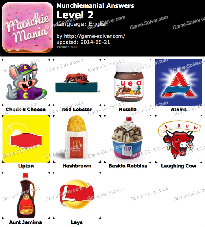 Munchiemania Level 2 • Game Solver