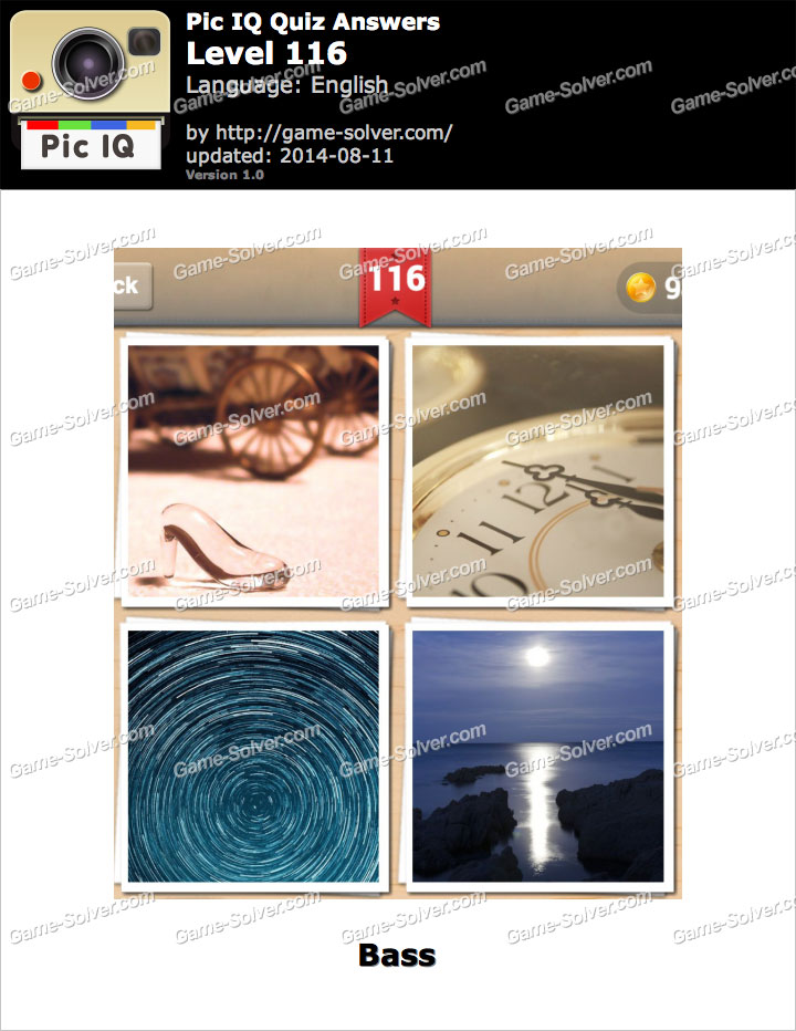Pic IQ Quiz Level 116 • Game Solver