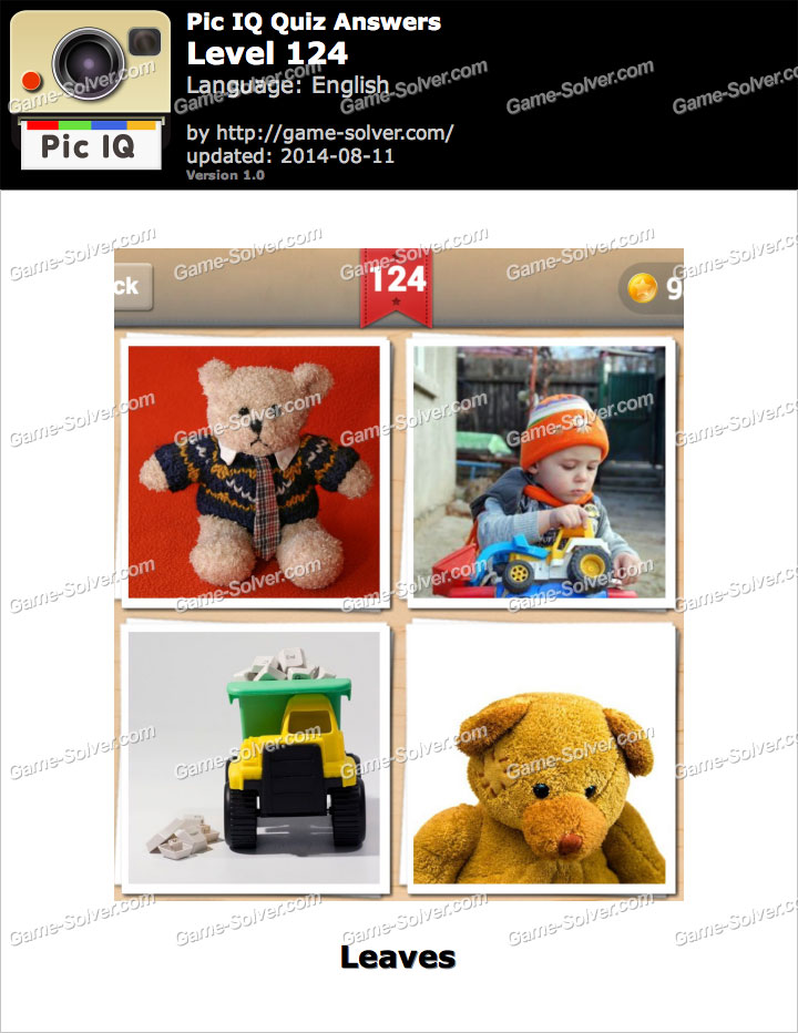 Pic IQ Quiz Level 124 • Game Solver