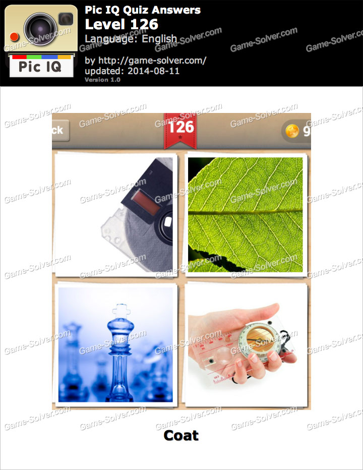 Pic IQ Quiz Level 126 • Game Solver