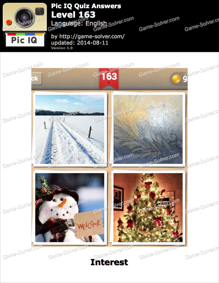 Pic IQ Quiz Level 163 • Game Solver