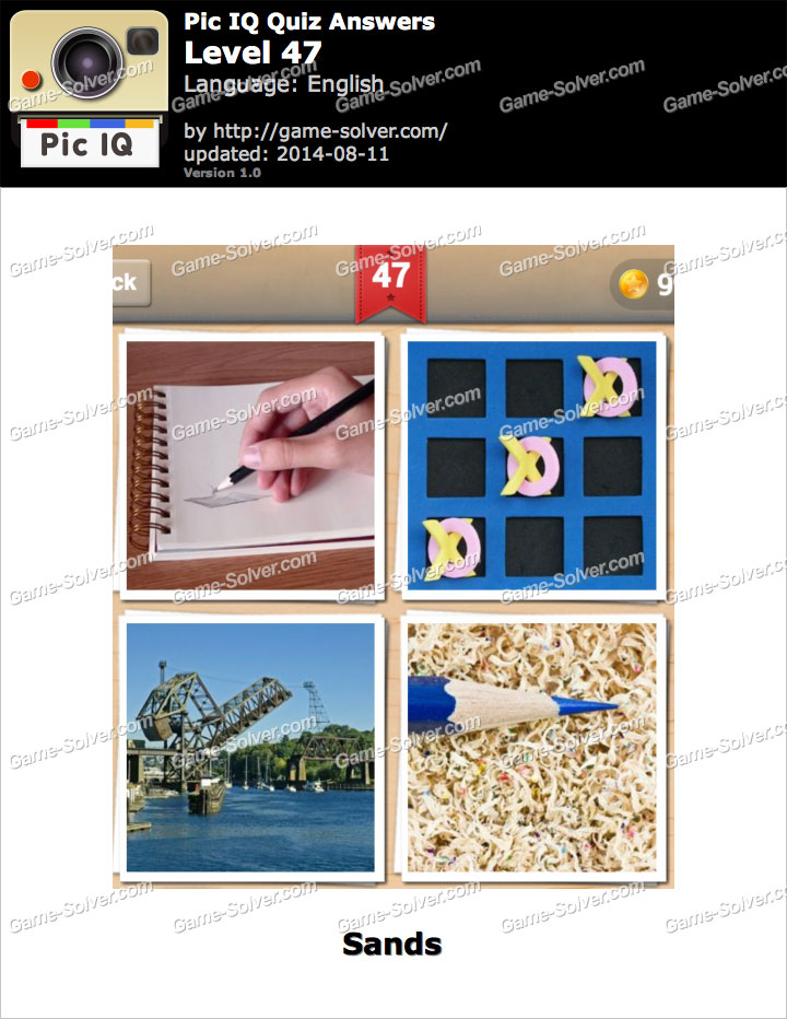 Pic IQ Quiz Level 47 • Game Solver