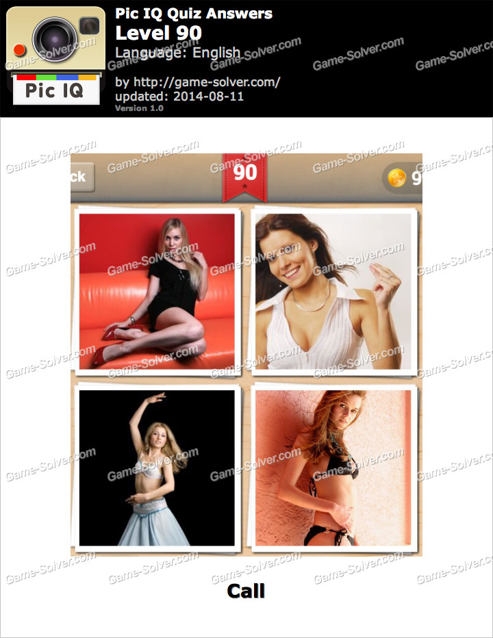 Pic IQ Quiz Level 90 • Game Solver