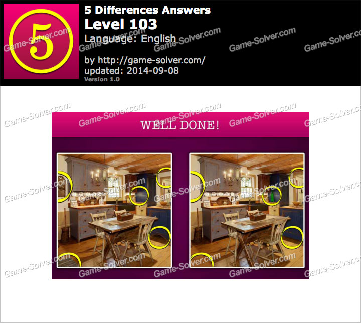 5 Differences Level 103 • Game Solver
