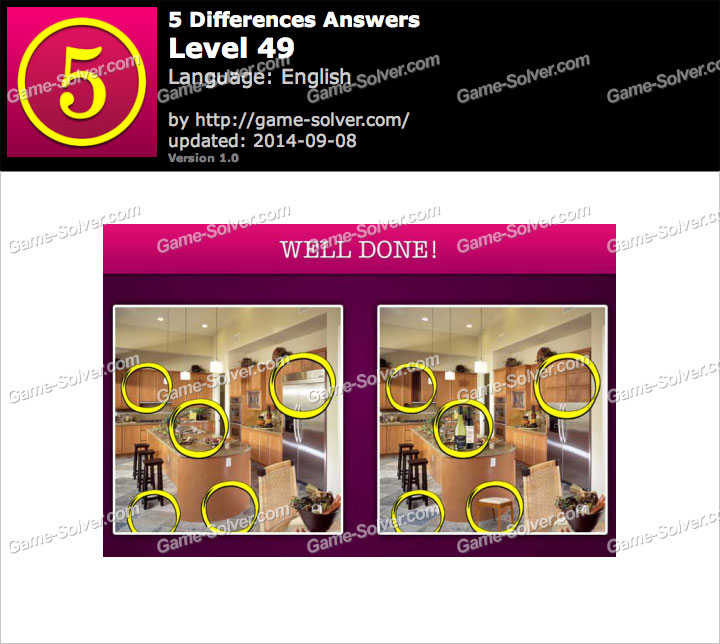 5 Differences Level 49 • Game Solver