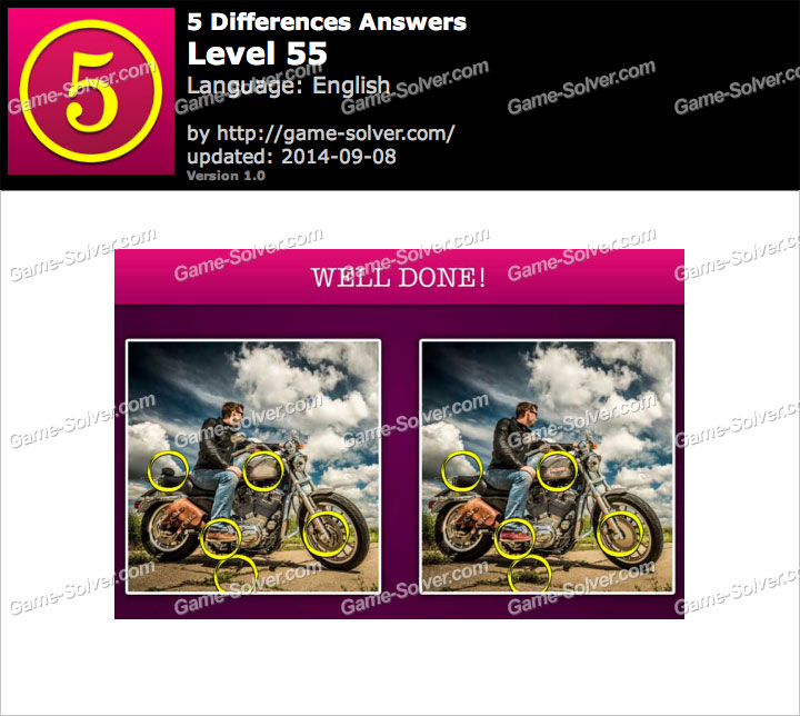 5 Differences Level 55 • Game Solver