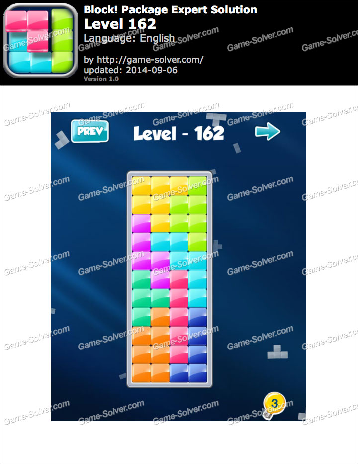 Block! Package Expert Level 162 • Game Solver