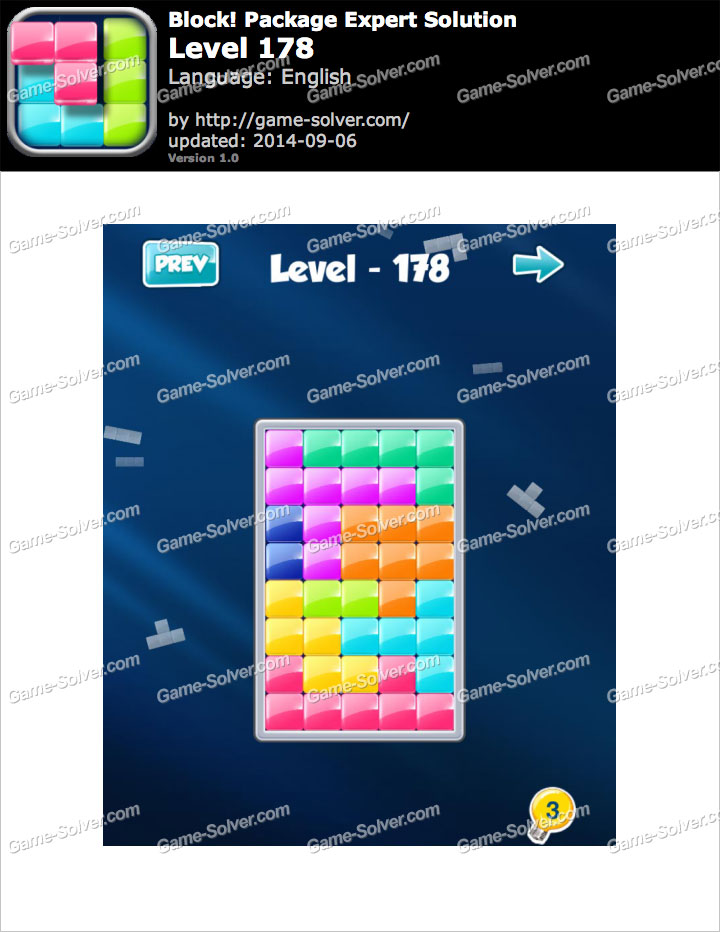 Block! Package Expert Level 178 • Game Solver