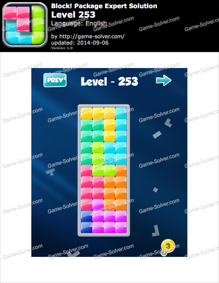Block! Package Expert Level 253 • Game Solver