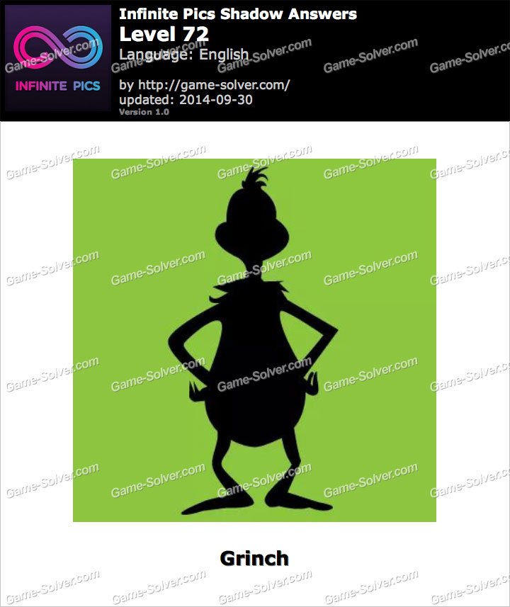 Infinite Pics Shadow Level 72 • Game Solver