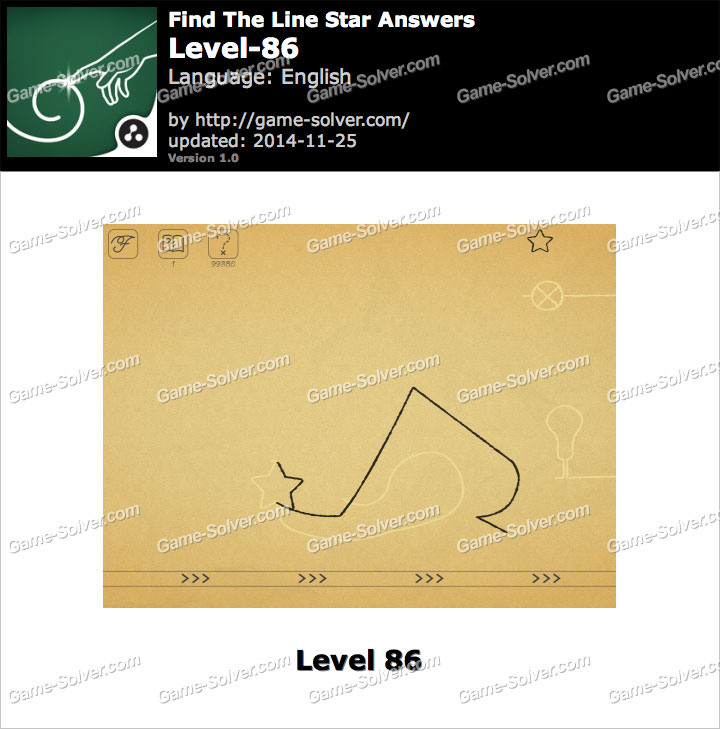 Find The Line Star Level 86 • Game Solver