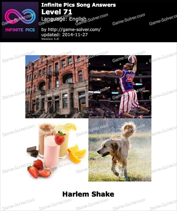 Infinite Pics Song Level 71 • Game Solver