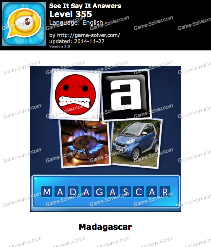 See It Say It Level 355 • Game Solver